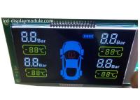 China High Contrast  Lcd Touch Screen VA Black 7 Segment For Car 12 O ' Clock Direction for sale