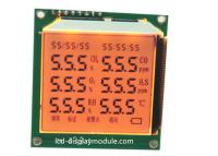 China Orange Color LED LCD Panel Screen Customized FSTN Segment Monochrome 3.3V for sale