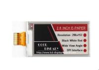 China 2.6 Inch 296*152 Resolution E Paper Display Support White Red Black Color for sale