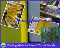 China PCB printing material 100% polyester screen mesh for sale
