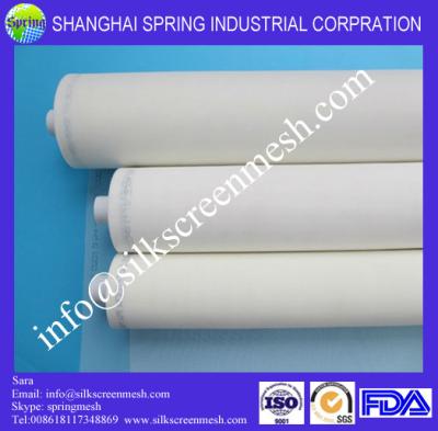 China Manufacturer 43T/110mesh Polyester Screen Printing Mesh / Whole Screen Printing Yellow/White for sale