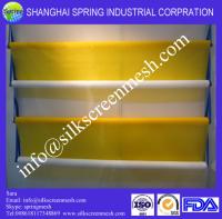China Manufacturer 43T/110mesh Polyester Screen Printing Mesh / Whole Screen Printing Yellow/White for sale