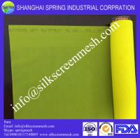 China 120 mesh silk screen(7T-200T)/ white custom 100%  polyester t shirt silk screen printing mesh for sale