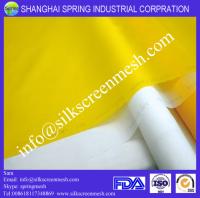 China 43t  mesh for screen printing/monofilament polyester screen fabric Yellow / White / Black / Orange for sale