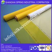 China screen mesh for screen printing 120T white/yellow 100% polyester screen mesh for sale