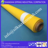 China screen mesh for screen printing 120T white/yellow 100% polyester screen mesh for sale