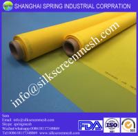 China screenprinting mesh 90T white/yellow 100% monofilament polyester mesh for sale
