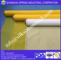China screenprinting mesh 90T white/yellow 100% monofilament polyester mesh for sale