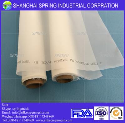 China Nylon mesh micron filter cloth for solid-liquid separation/bolting cloth 64T white for sale