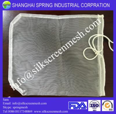 China Drawstring nylon filter tea bag/tea bag nylon mesh/food grade nylon mesh nut mill/filter fabric for sale