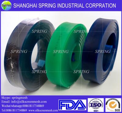 China High Wear Resistant Red Polyurethane Squeegee For Silk Screen Printing for sale