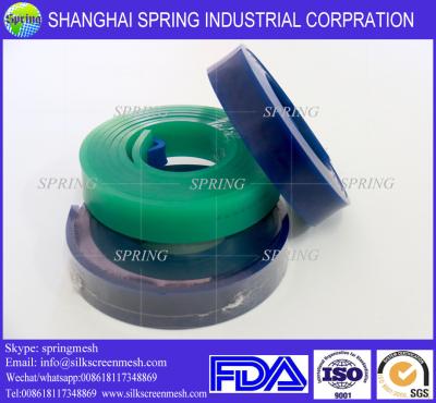 China High Wear Resistant Polyurethane Silk Screen Printing Squeegee for sale