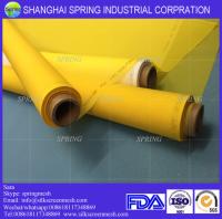 China White/Yellow 72T-48PW malla polyester serigrafia/Polyester Screen Printing Mesh for sale