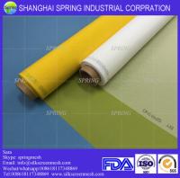 China White/Yellow 43T-80um width 165cm custome silk screen printing /Screen Printing Mesh for sale