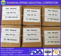 China Waterproof Transparent PET Inkjet Film for Screen Printing/Inkjet Film for sale
