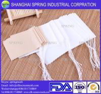 China Customized Length Heat Seal Filter Bags Tea Bags for Cotton and Sealing Method for sale