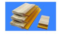 China Silk Screen Scraper Wooden Squeegee Handle Water Oil Type High Hardness for sale