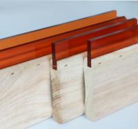 China Silk Screen Scraper Wooden Squeegee Handle Water Oil Type High Hardness for sale