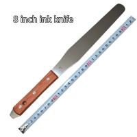 China 4-18 inch stainless steel inkjet knife solder paste mixing knife oil adjustment knife SMT solder paste for sale