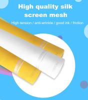 China Screen printing mesh gauze 1.27 meters wide monofilament 80 100 420 mesh screen printing supplies high tension mesh for sale