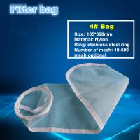 China 4#nylon filter bag manufacturer liquid filter bag screen paint coating filter bag nylon filter bag for sale