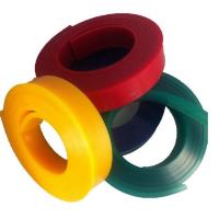 China Squeegee 50*9*75 Degree Green Flat Scratch Resistant Solvent Ink Scraper Scraper Screen Printing Squeegee Strip for sale