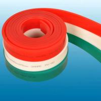 China Squeegee 50*9*75 Degree Green Flat Scratch Resistant Solvent Ink Scraper Scraper Screen Printing Squeegee Strip for sale