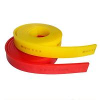 China Squeegee 50*9*75 Degree Green Flat Scratch Resistant Solvent Ink Scraper Scraper Screen Printing Squeegee Strip for sale