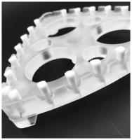 China Polyurethane Material Flour Mill Accessories Screen Cleaning Accessories Triangle Shape for sale