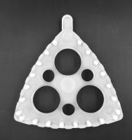 China Polyurethane Material Flour Mill Accessories Screen Cleaning Accessories Triangle Shape for sale