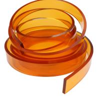 China Flat Scratch Resistant Solvent Ink Scraper Screen Printing Squeegee Strip for sale