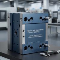 China Precision Injection Mold Base with ±0.01mm Tolerance and Anodizing Surface Treatment for ISO9001 Certified Plastic Molding for sale