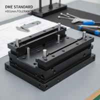 China DME Standard Injection Mold Base with ±0.01mm Tolerance and Anodized Black Surface for Precision Plastic Mold Foundation for sale