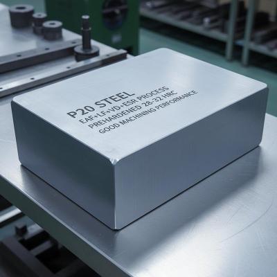 China Plastic Mold Steel P20 Steel with EAF+LF+VD+ESR Process Prehardened 28-32 HRC for Good Machining Performance for sale