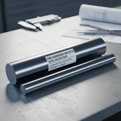 China Pre-Hardened HRC28-32 SKD 61 Steel Round Bar for Aluminium Mold Production with 20-250mm Thickness for sale