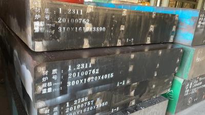 China 1.2311 310mm Thickness Hardness 28-35HRC Forged Plastic Mold Steel Block for sale