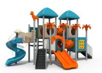 China Custom Outdoor Playground Equipment with 30 Kids Capacity and 114mm Steel Columns for Preschools and Parks for sale