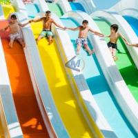 China Commercial Water Park Racer Slide - 8-10mm Fiberglass Construction with Custom Sizes for Adults and Teenagers for sale
