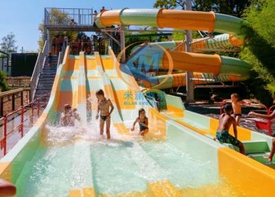 China Commercial Thrilling Racer Water Slide MLRC004 with 8-10mm Fiberglass Thickness for Amusement Parks for sale