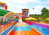 China Multiple Lines Water Racer Slide MLRC005 with 600mm Width and 8-10mm Fiberglass for Amusement Parks for sale