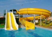 China Commercial Kids Water Park Slide Equipment with 1.5m Platform Height and Fiberglass Construction for sale