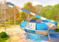 China 12.5M Height Adult Water Bowl Slide for Amusement Parks | 300kg Capacity Fiberglass Construction for sale