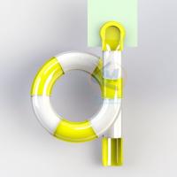 China Kids Spiral Water Slide MLSWS008 - Below 3.5m Platform Height with 0.6-0.9m Pool Depth for Outdoor Family Entertainment for sale