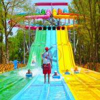 China Octopus Racer Water Slide MLRC007 with 8-10mm FRP Construction and 8M+ Platform Height for Outdoor Aqua Parks for sale