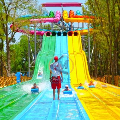 China Octopus Racer Water Slide MLRC007 with 8-10mm FRP Construction and 8M+ Platform Height for Outdoor Aqua Parks for sale