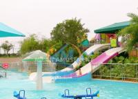 China Commercial Children Water Slide MLKWP006 - 2.5m Platform Height, 6-8mm Fiberglass, 100+ Child Capacity for sale