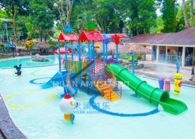 China 5-7m Height Water Park Water House Playground Equipment for Kids - 8x6m Size, 50+ Child Capacity for sale