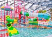 China 23x21m Fiberglass Water Park Playground Candy Style Aqua Amusement Park for Kids for sale