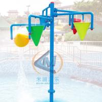 China Outdoor Wet Deck Splash Pad with Steel/FRP Construction for Teenagers - Multiple Spray Features & Custom Sizing for sale