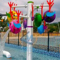 China Commercial Flower Shape Splash Pad with DE40 Pipe Size for Indoor & Outdoor Water Play Areas for sale
